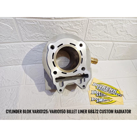 Jual CYLINDER BLOCK VARIO 125 VARIO 150 BILLET MODEL FFA LINER LUAR ...