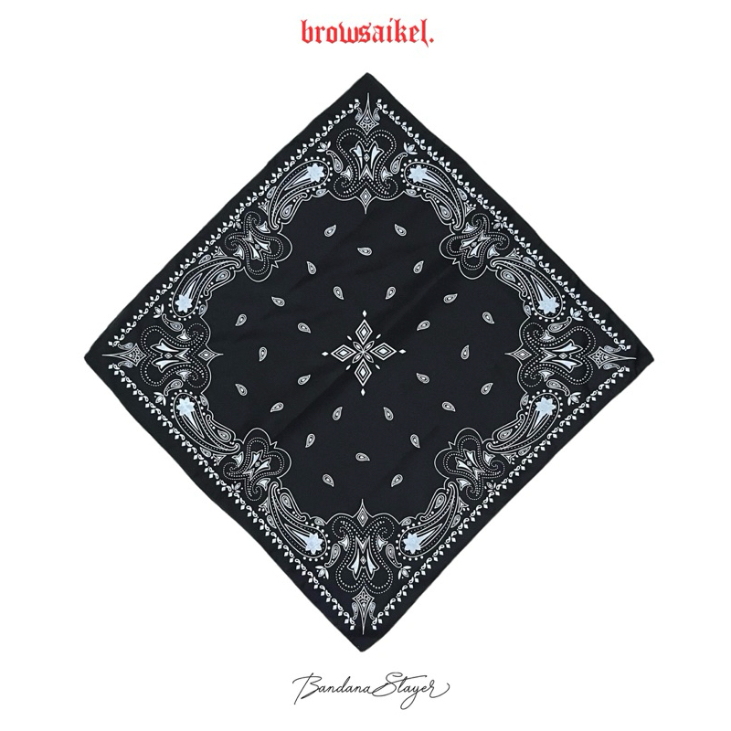 Jual BROWSAIKEL - BANDANA SLAYER Black Accessories Motor | Bandana ...