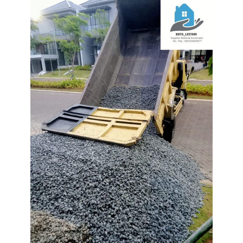 Jual BATU SPLIT COR 1/2 MATERIAL BANGUNAN UNTUK BETON, PONDASI ...