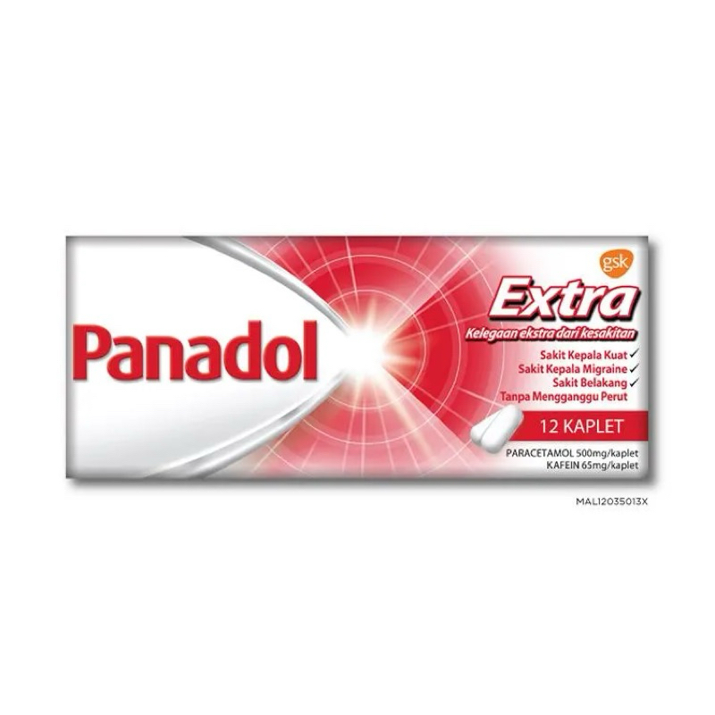 Jual PANADOL Extra Paracetamol Pain Relief 12s (Original Import ...