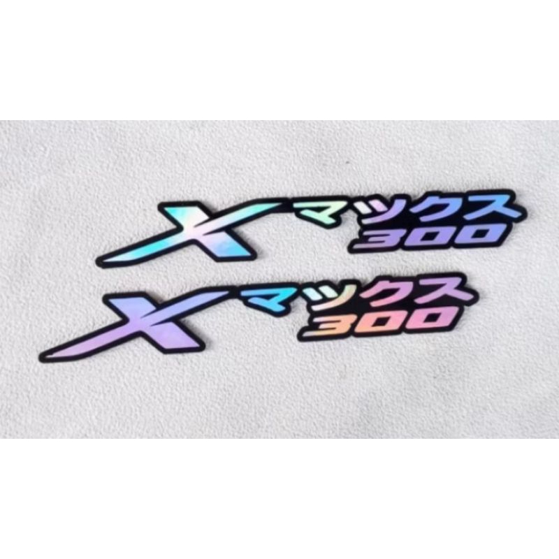 Jual emblem Yamaha XMAX 300 japan 3d 2mm free Doble tape | Shopee Indonesia