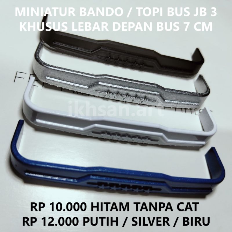 Jual menjual miniatur topi / bando JB 3 bus basuri telolet KHUSUS LEBAR ...