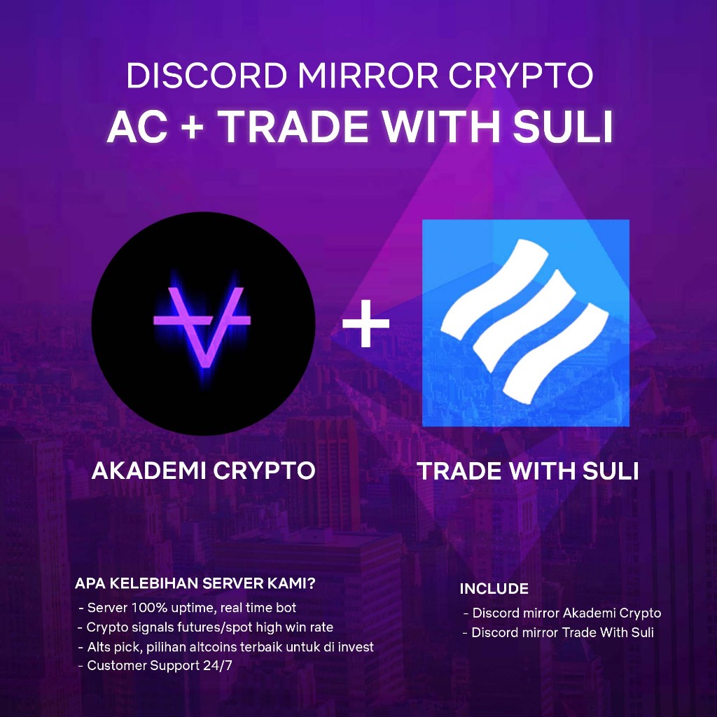 Jual DISCORD MIRROR AC + TRADE WITH SULI + MODUL TRADING TERLENGKAP | Shopee Indonesia