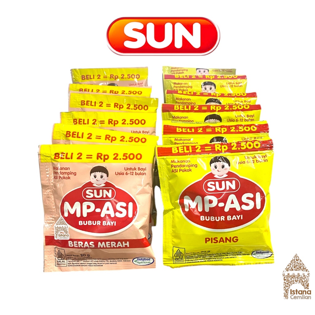 Jual SUN Mp-Asi Mpasi Bubur Bayi Instan Renceng (isi 12 pcs) | Shopee ...
