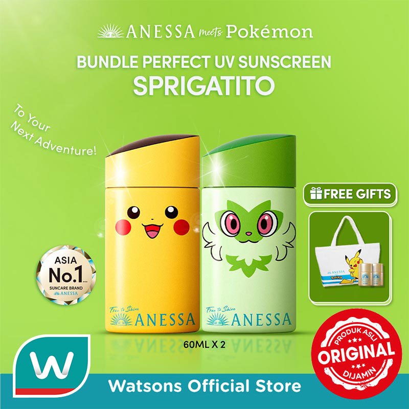 Jual [Special Bundle] Anessa Perfect UV Sunscreen Skincare Milk SPF 50 ...