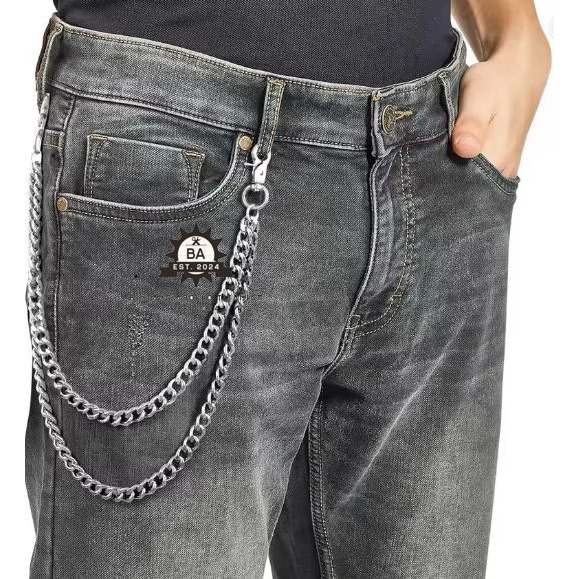 Jual Rantai Pinggang Fashion Baja Gaya Punk Aksesori Jeans Rantai ...