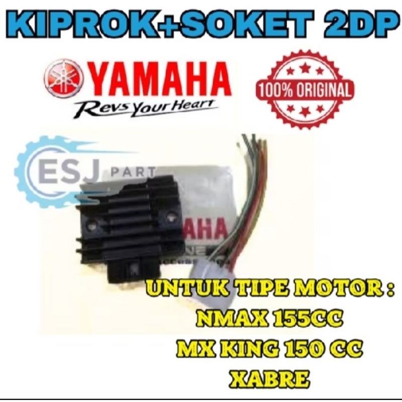 Jual Paket Kiprok Regulator Soket Kode 2dp 4b4 Yamaha Nmax Xabre Mx King Mx 135 Mx150 Asli