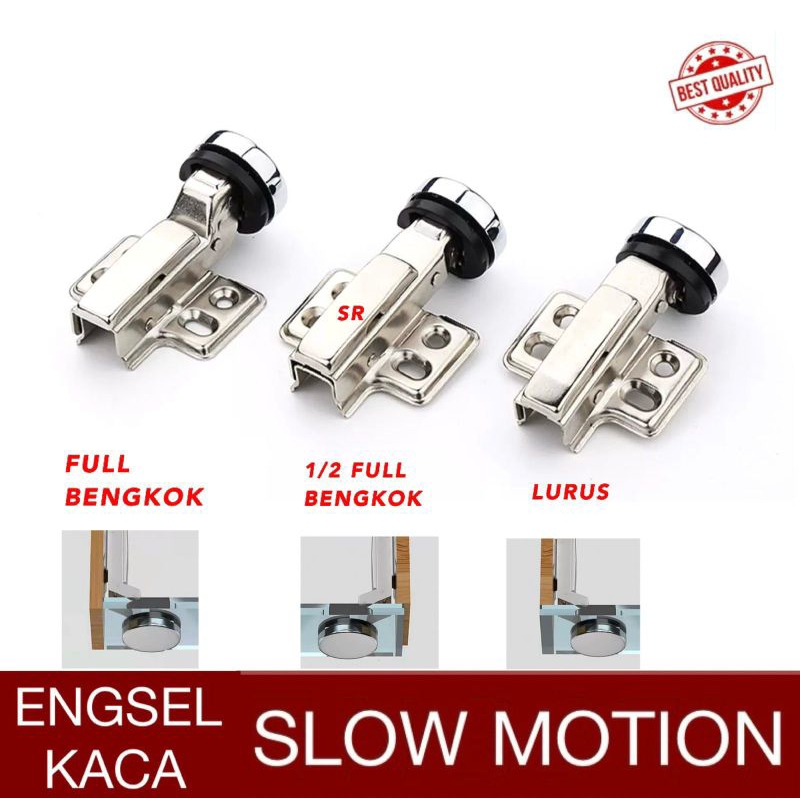 Jual Engsel Kaca/ Engsel Sendok Slowmotion/ Hidrolik Soft Close ...