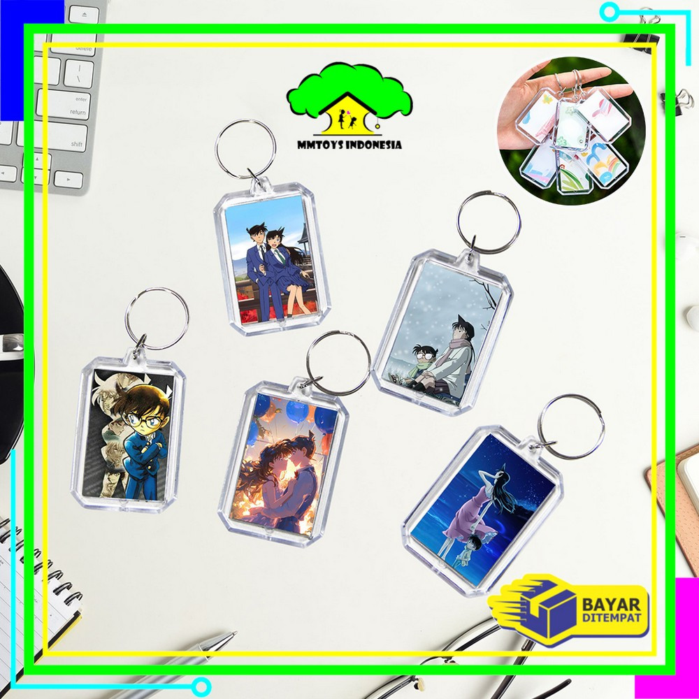 Jual MI-C1269 Gantungan Kunci Ganci Akrilik Insert Paper Photo DIY ...