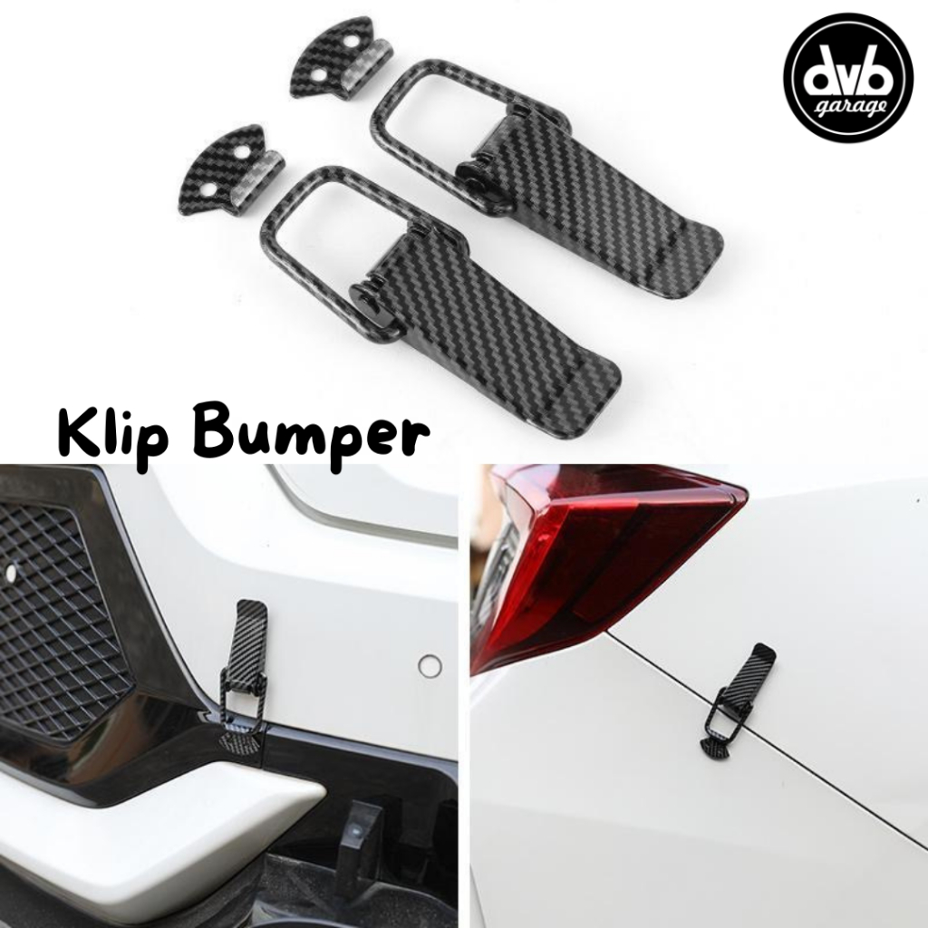 Jual KLIP BUMPER MOBIL KECIL BESAR HITAM CARBON QUICK RELEASE CLIP ...