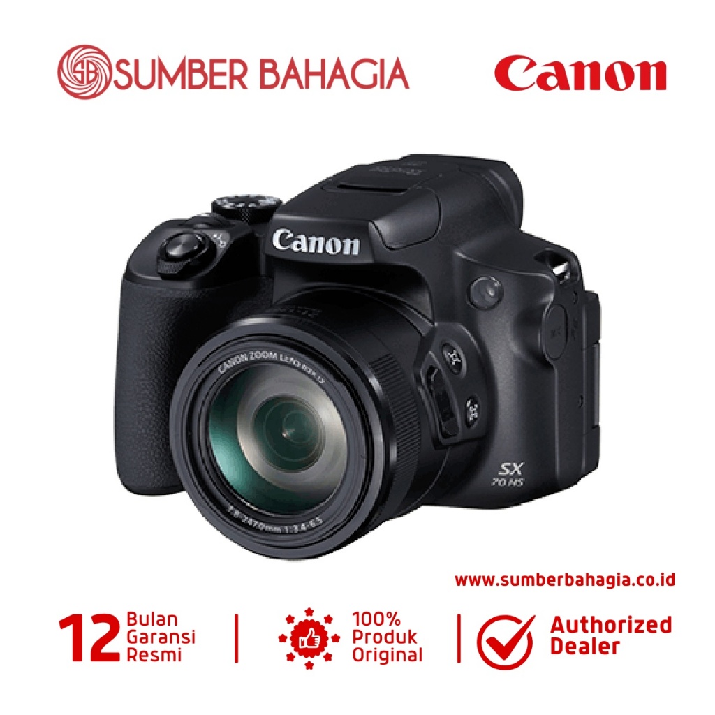 Jual Canon PowerShot SX70 Pocket Camera | Shopee Indonesia