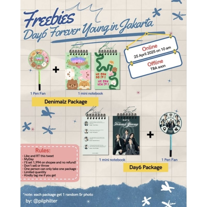 Jual Trade Freebies Day6 Forever Young in Jakarta by @pilphilter ...