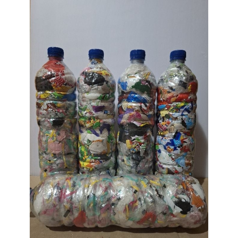 Jual Ecobrick Botol Aqua 1500ml berat 500-550g | Shopee Indonesia