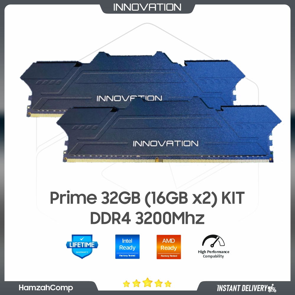 Jual RAM DDR4 32GB (16GB x2) 3200Mhz Innovation Prime with Heatsink ...