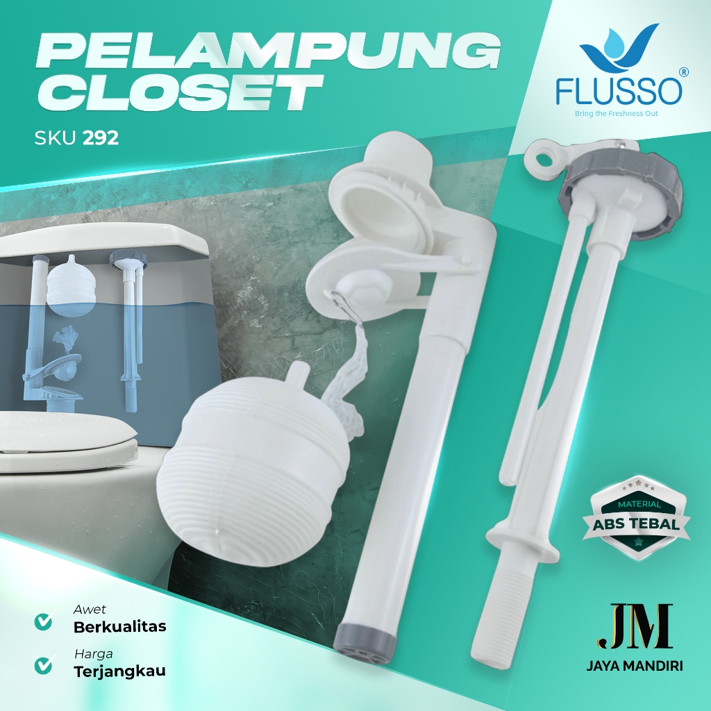 Jual Flusso Alat Kloset Tuas Samping Pelampung Flushing Sparepart ...