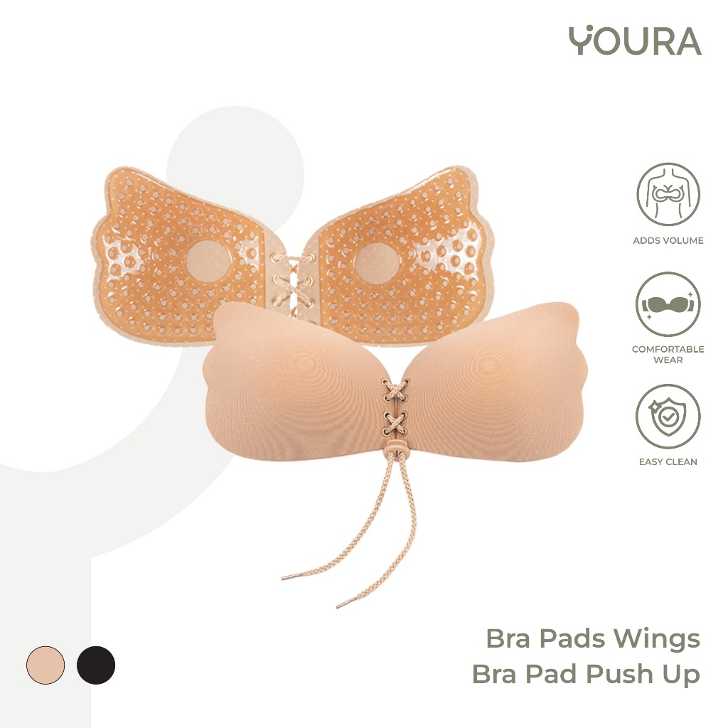 Jual YOURA - Bra Tempel Silikon Bra Pad Wings Angel Sponge Busa BH ...