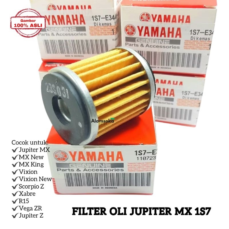 Jual Filter Oli Jupiter MX 1S7 Saringan Oli MX King MX New Yamaha ...