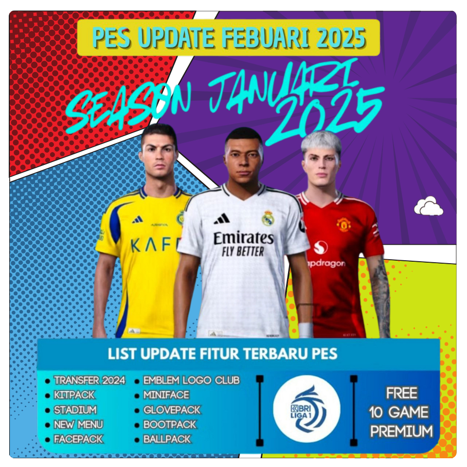 Jual PES 2017 UPDATE 2025 - GAME WINDOWS ORIGINAL - GAME PC - GAME ...