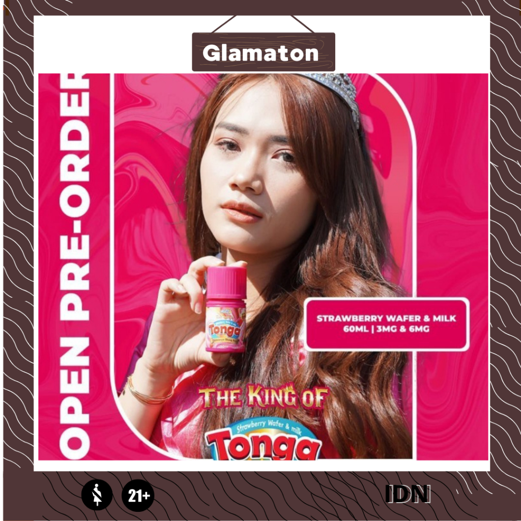 Jual LIQUID LAKLEY TONGA V2 STRAWBERRY WAFER MILK 60ML FREEBASE ...