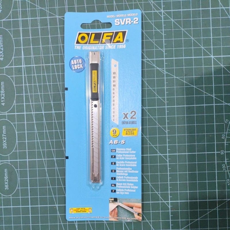 Jual OLFA SVR-2 Pisau Cutter 9mm Snap Off Blade 9 mm | Shopee Indonesia