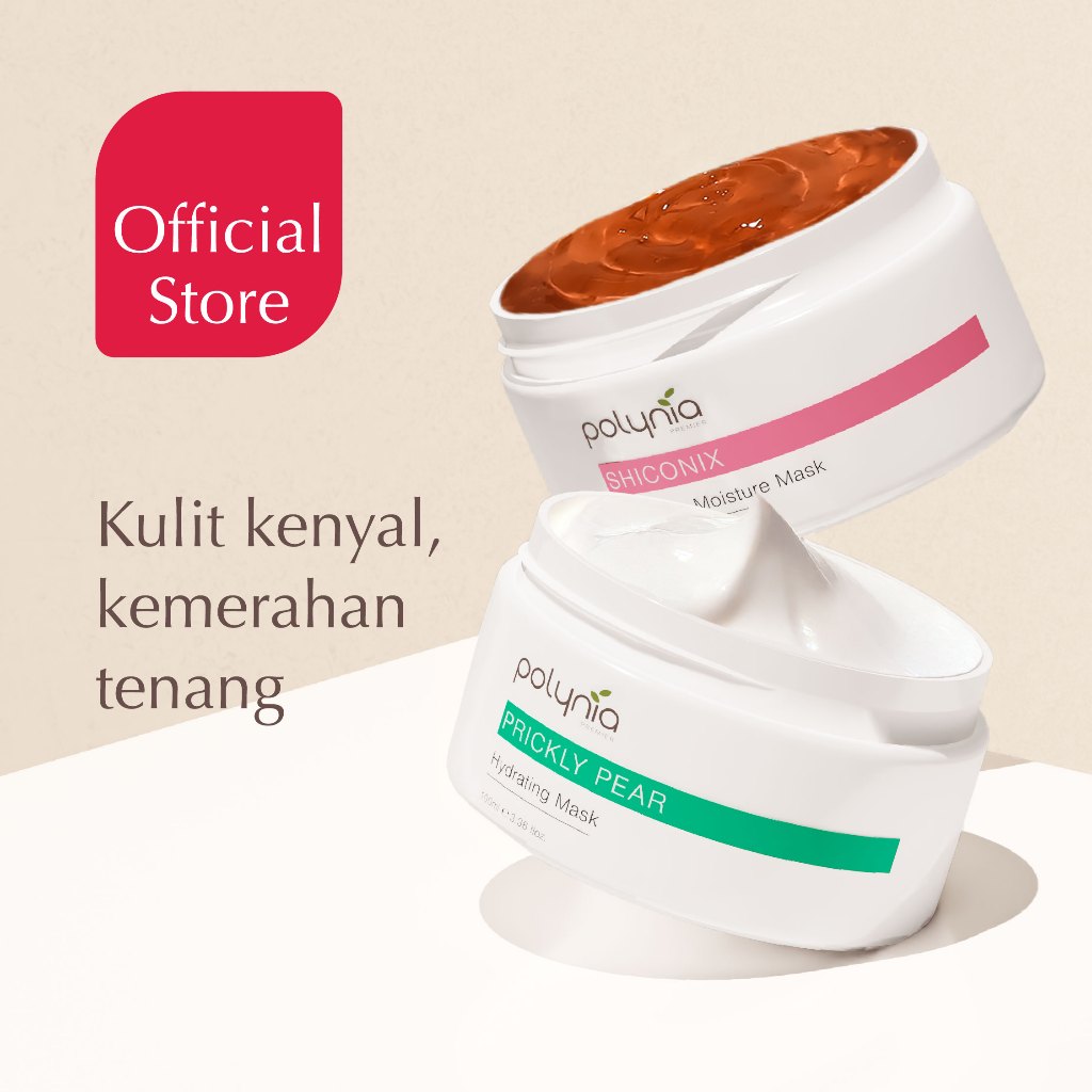 Jual POLYNIA | Shiconix Soothing + Prickly Pear Face Mask | Redakan ...