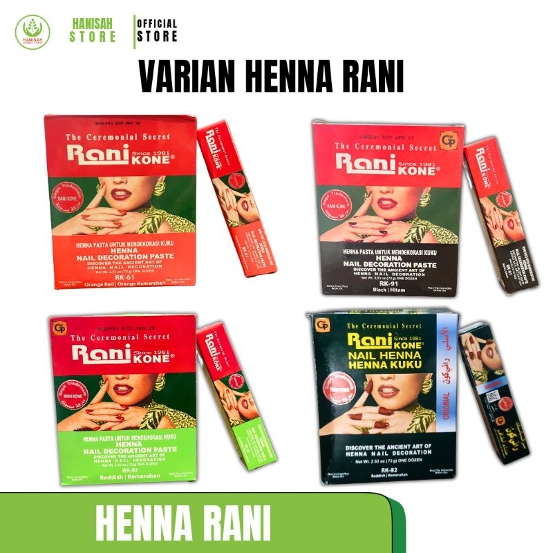 Jual HENA RANI KONE ALL VARIAN | Shopee Indonesia