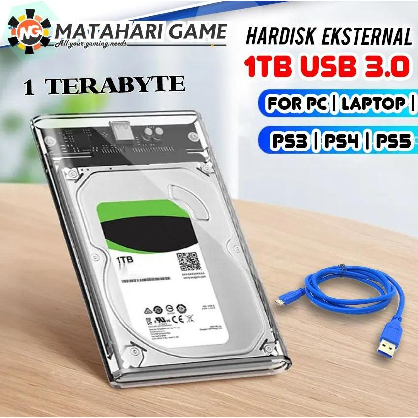 Jual HDD 1TB Hardisk Eksternal 1TB | 1000GB For PS3, PS4, PS5, PC ...