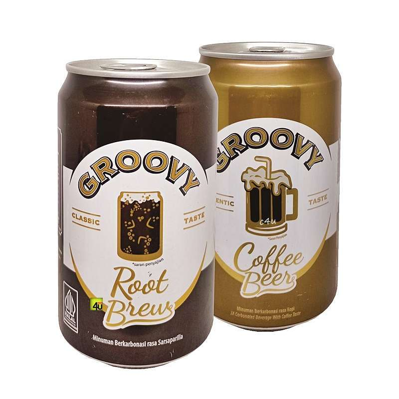 Jual GROOVY Rootbrew | Coffe Beer 24 pcs x 330 ml | Shopee Indonesia