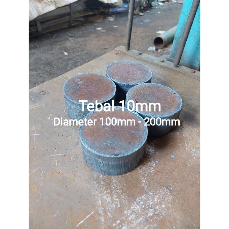 Jual Besi Plat Bulat Tebal 10mm Diameter 100mm-200mm | Shopee Indonesia