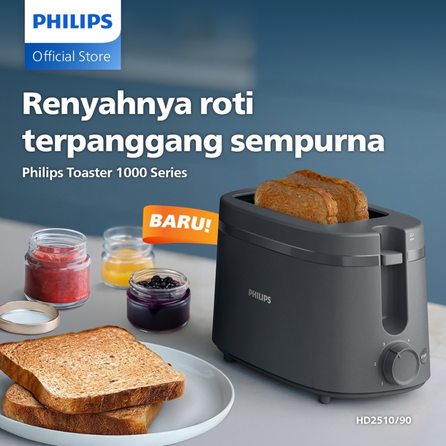 Jual Philips HD2510/90 Pemanggang Roti Philips Toaster Listrik 600w ...