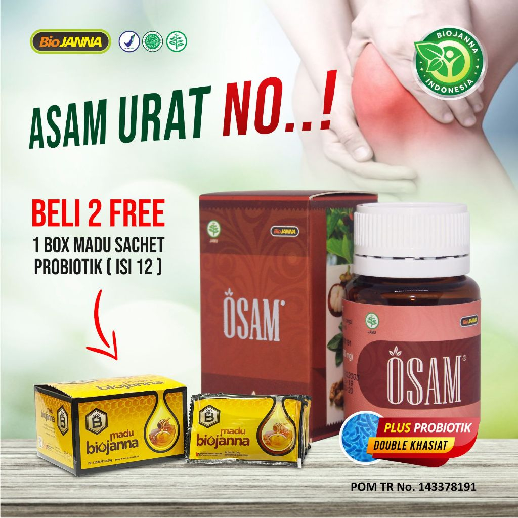 Jual KAPSUL OSAM (Obat Asam Urat) | Kapsul Rematik | BioJANNA ...