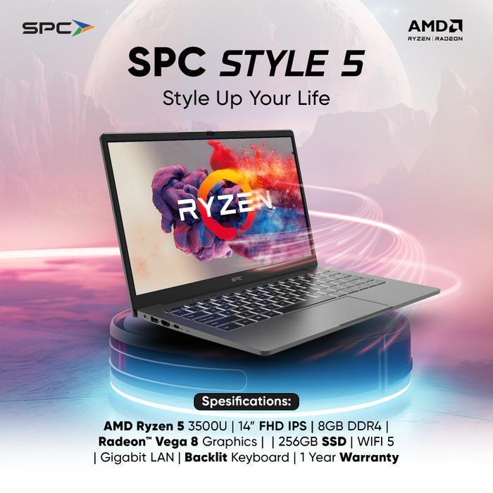 Jual Laptop SPC STYLE 5 AMD RYZEN 5 3500U 16GB 1TB SSD 14.0FHD IPS ...