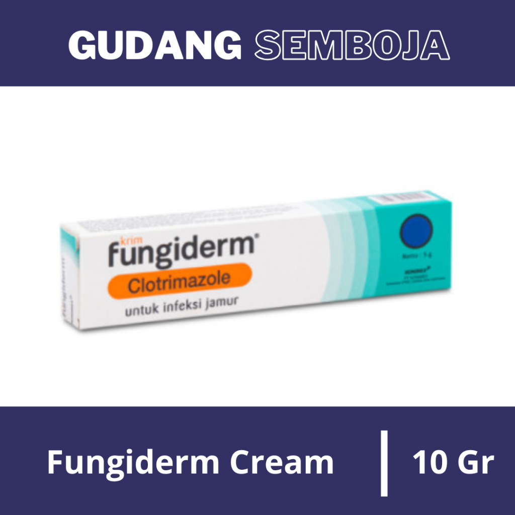 Jual Fungiderm Cream 1% 10 Gr / Krim Kurap Kudas Jamur / Salep Jamur ...