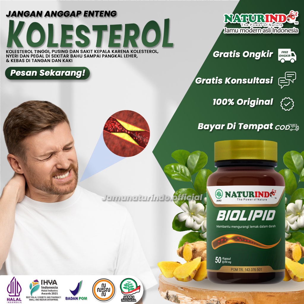 Jual Obat Kolesterol Dan Asam Urat Herbal Jamu Trigliserida Tinggi ...