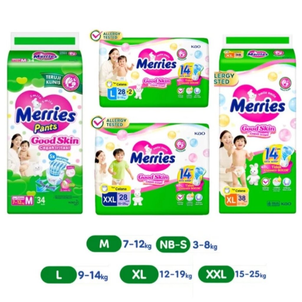 Jual MERRIES GOOD SKIN POPOK MERRIES ALL VARIAN (PACK) | Shopee Indonesia