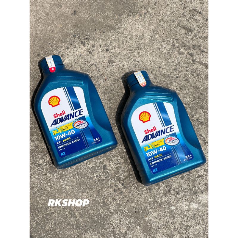 Jual OLI SHELL ADVANCE 10W-40 AX7 MATIC 4T 0,8L | Shopee Indonesia