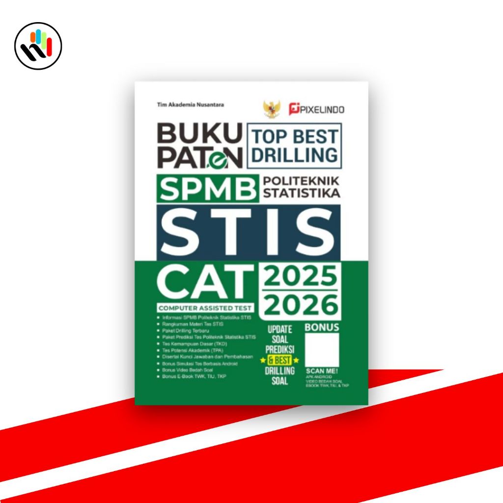 Jual Buku SPMB STIS 2025: Statistika CAT Politeknik STIS 2025 2026 ...