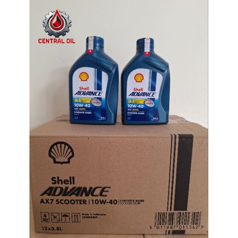 Jual Oli Shell Advance AX7 Matic 0.8L (1dus) | Shopee Indonesia