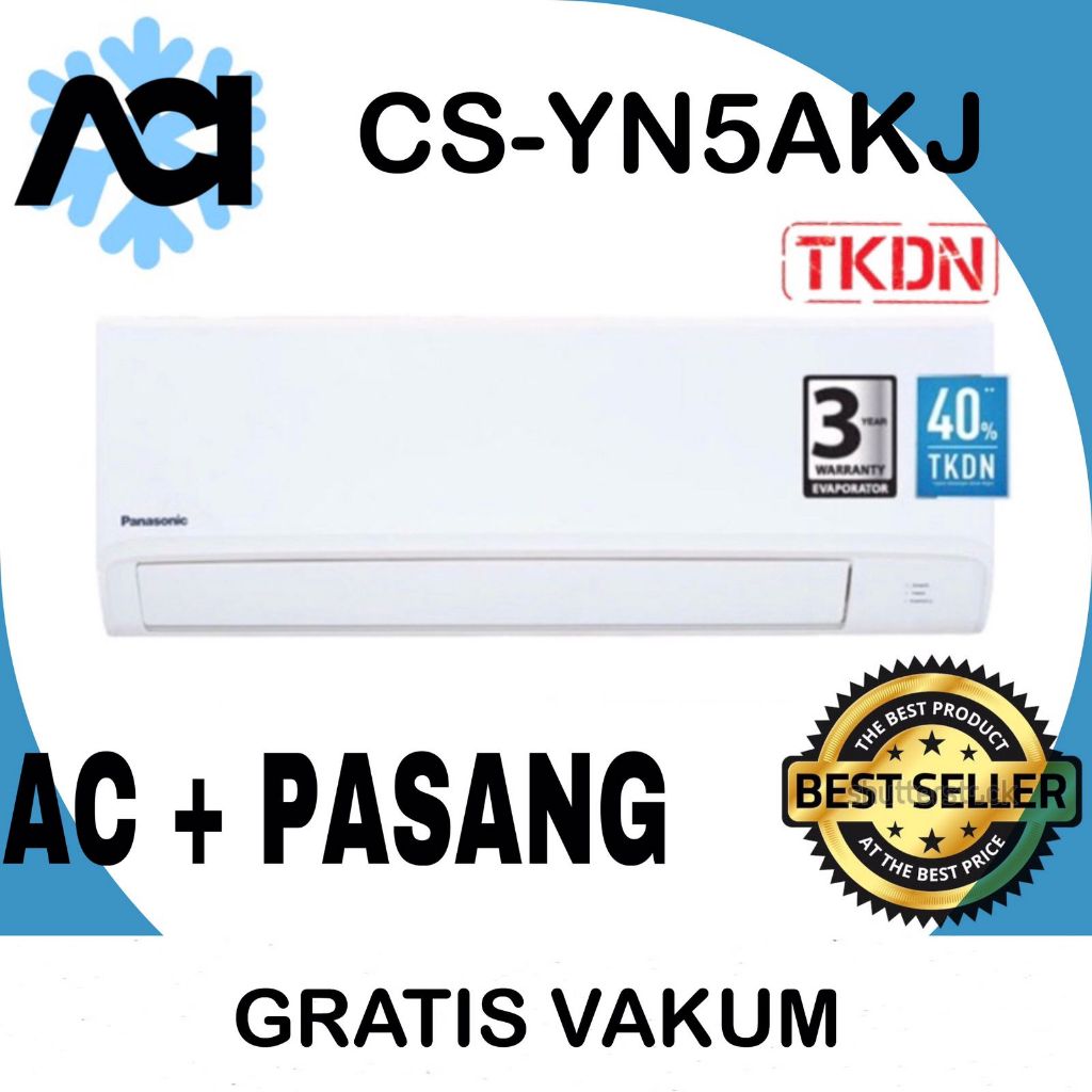 Jual Ac Panasonic Cs Yn 05 Akj 1 2 Pk Standard Shopee Indonesia