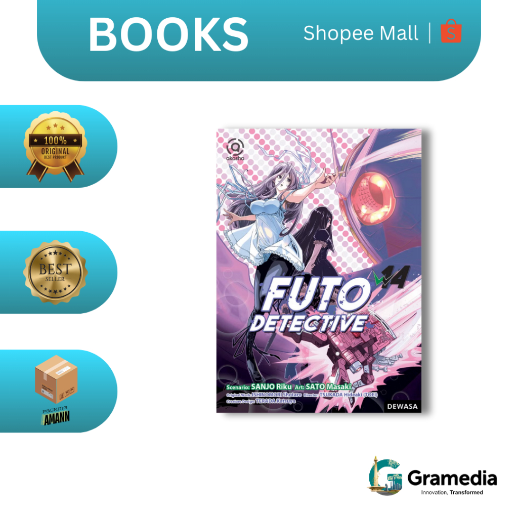 Jual Gramedia MKG - Komik Akasha : Futo Detective 14 (Sanjo Riku/Masaki ...
