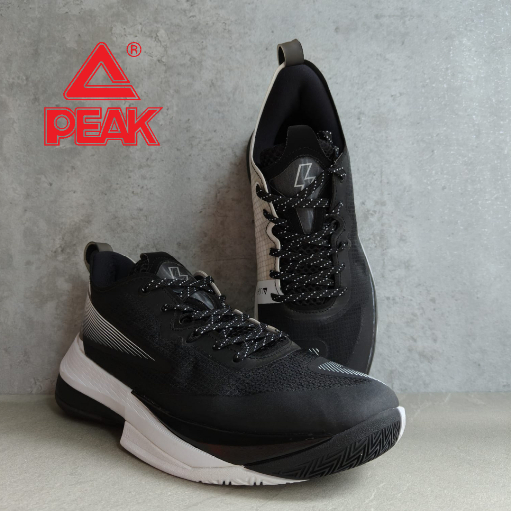 Jual PEAK Basketball Shoes THUNDERBOLT OUTDOOR EDITION BLACK | Shopee ...