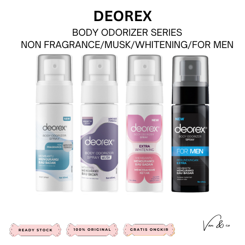 Jual Van&Co - DEOREX BODY ODORIZER SPRAY 60 ml ALL SERIES ...