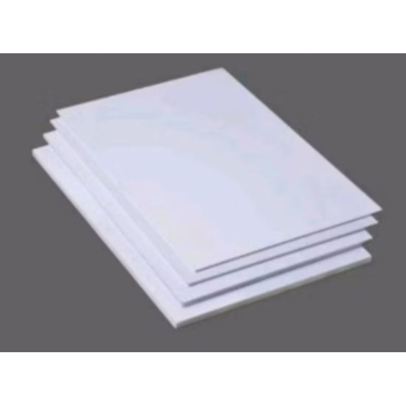 Jual potongan polos bahan pvc board/foam board uk40x80cm tebal 3/5mm ...