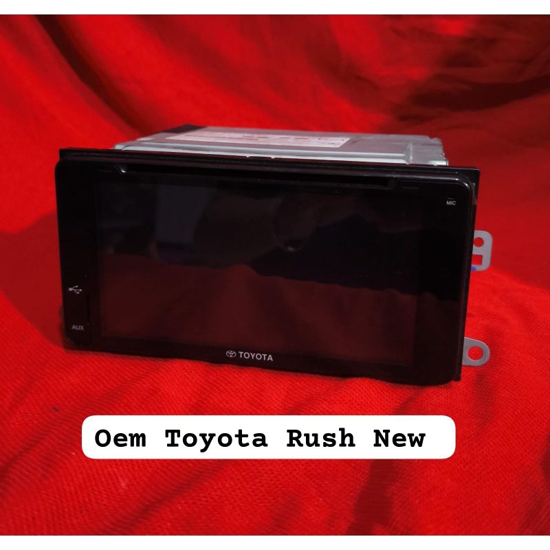 Jual Head unit Original Toyota Rush New - Oem Rush Orian Mulus Secen ...