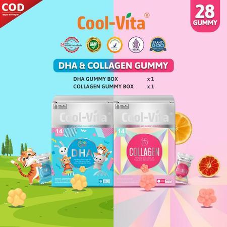 Jual Coolvita Gummy Sehat Penuh Manfaat Collagen Gummy DHA Gummy Permen ...