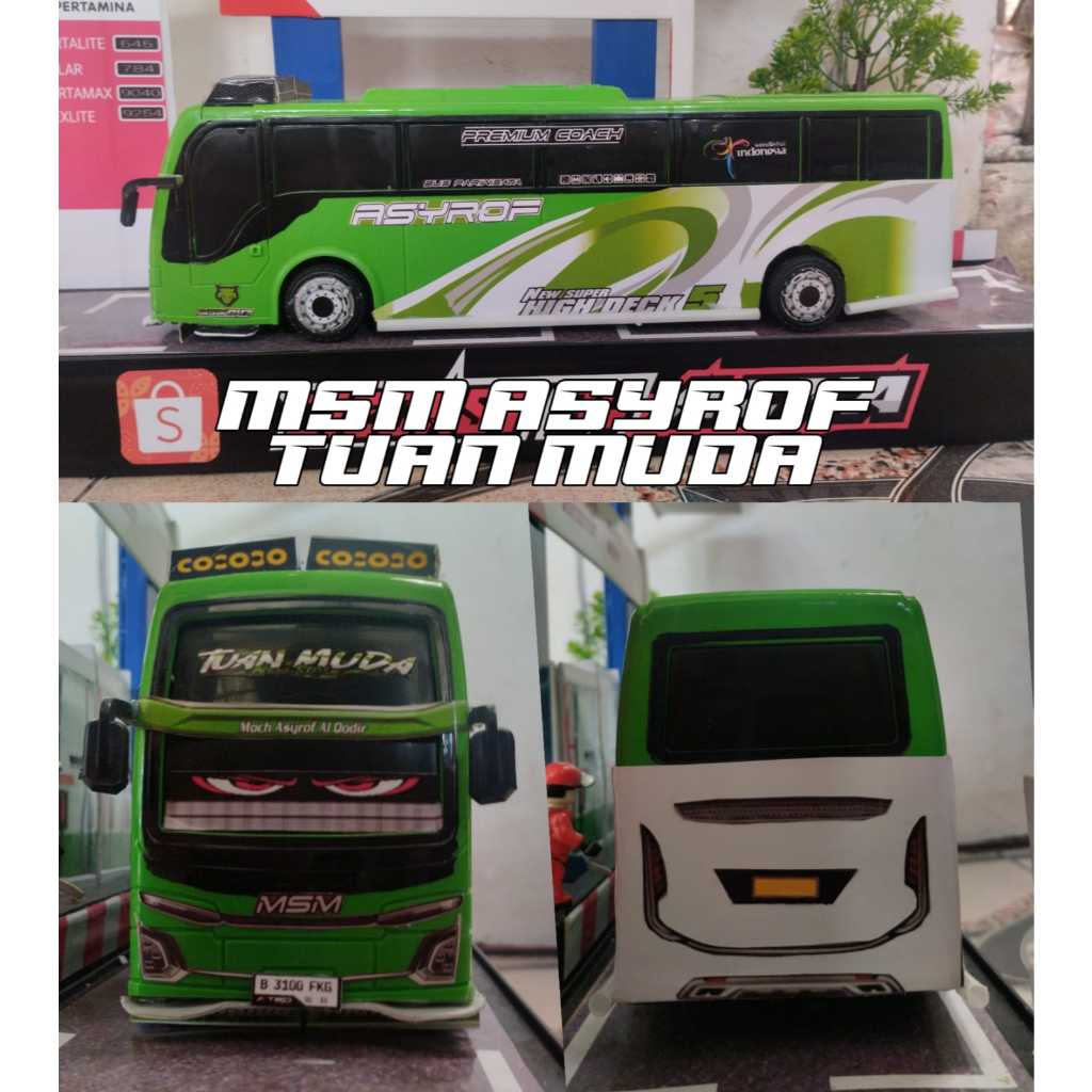 Jual BUS BASURI TUAN MUDA PO MSM ASYROF | Shopee Indonesia