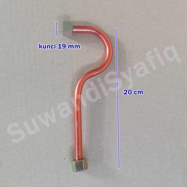 Jual pipa kompresor model tanda tanya untuk kompresor 1/4hp | Shopee ...