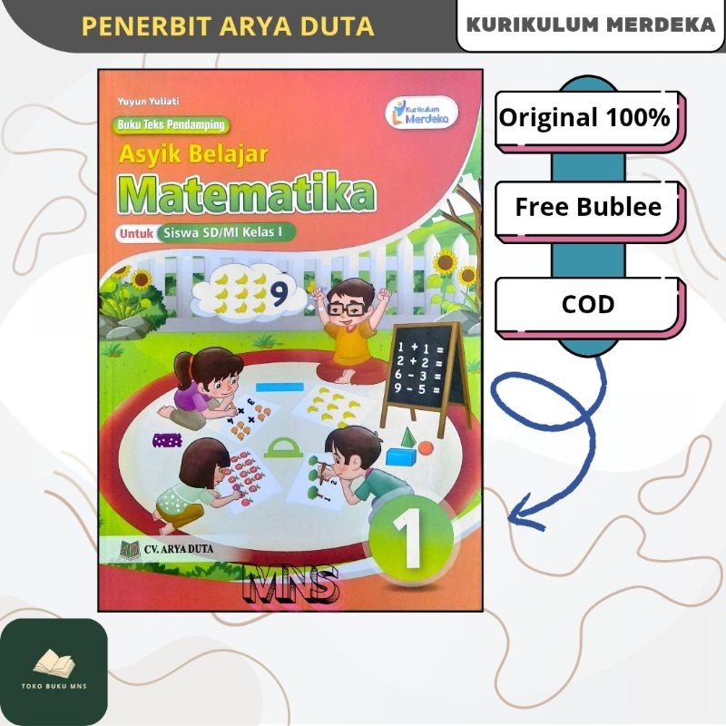 Jual Asyik Belajar Matematika SD/ Mi Kelas 1 Kurikulum Merdeka Penerbit Arya Duta | Shopee Indonesia
