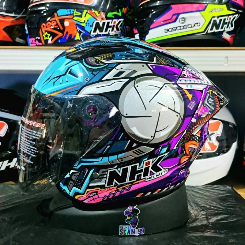 Jual HELM NHK R1 ELITE GP PESONA DAN TEKNOLOGI SINGLE VISOR LIGHT SMOKE ...