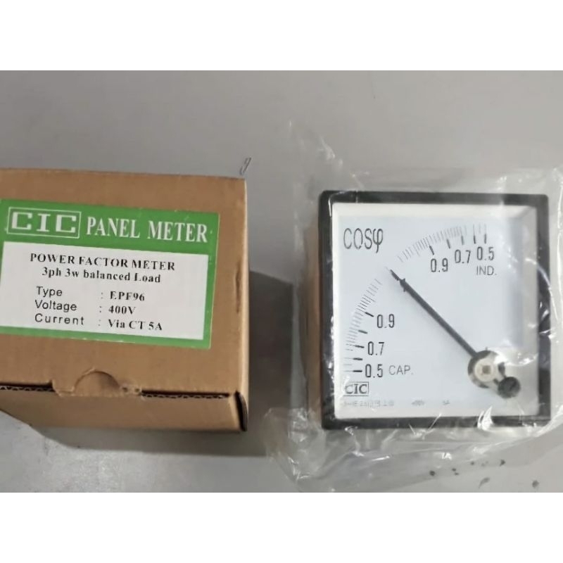 Jual Power Factor Meter Cosphi Meter CIC cos phi EPF96 400Volt | Shopee ...